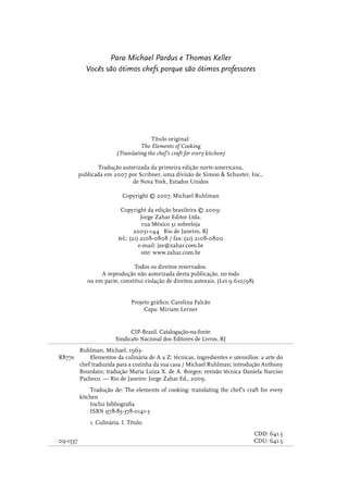 Elementos da culinária | PDF