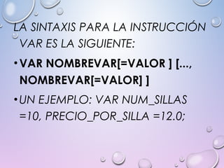 Elementos de JavaScript | PPT