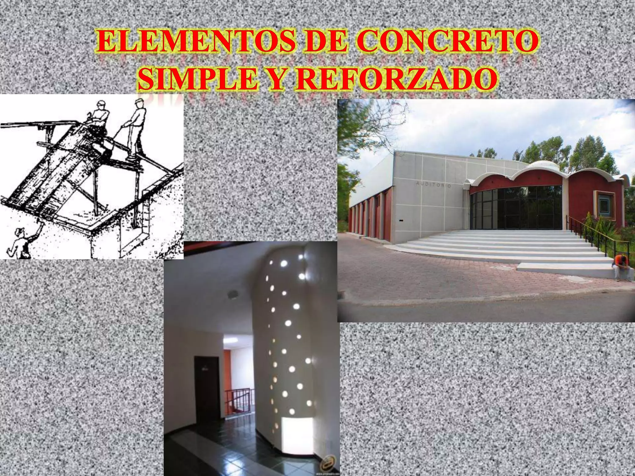 Elementos de concreto simple y reforzado | PPT