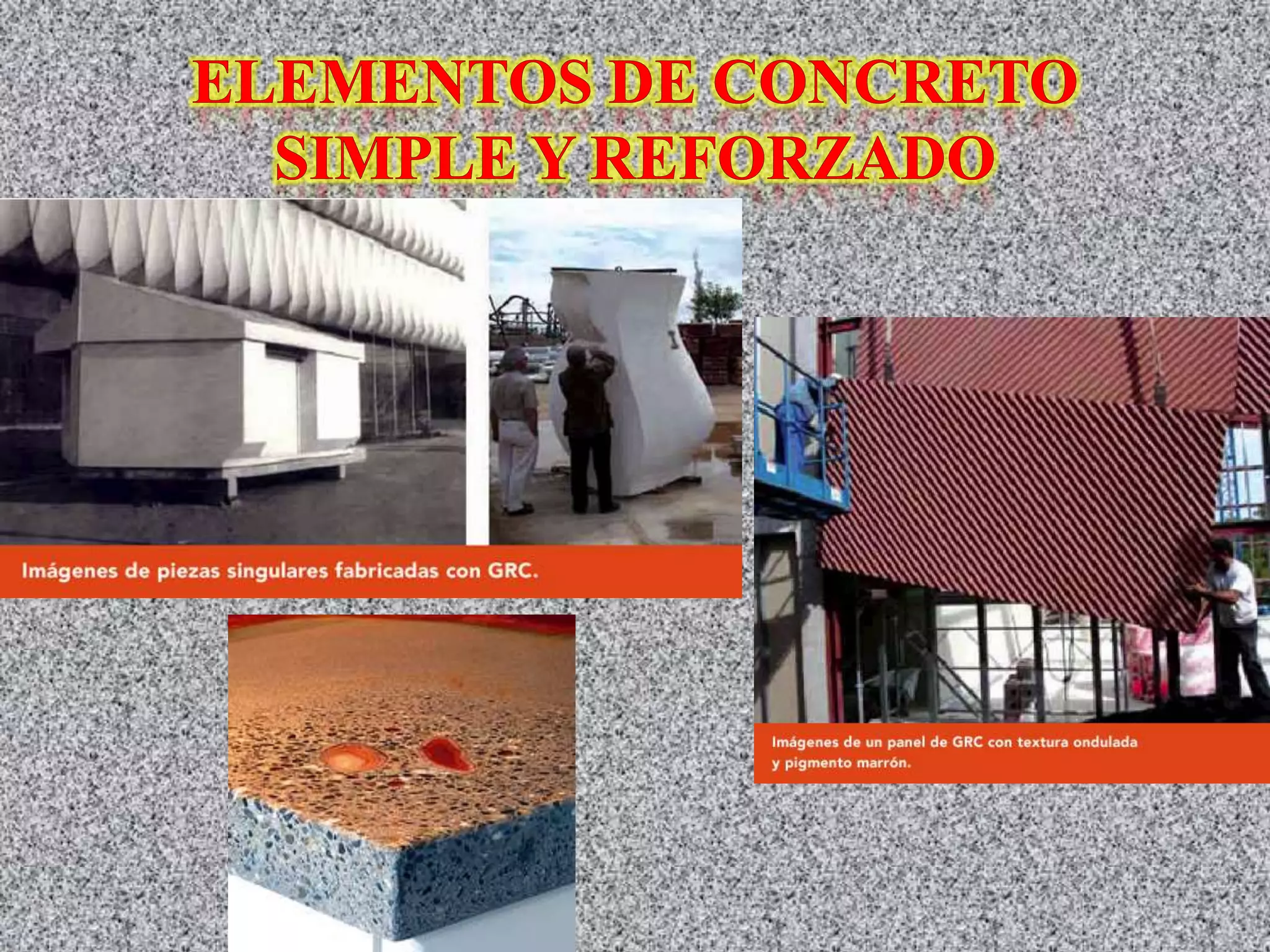 Elementos de concreto simple y reforzado | PPT