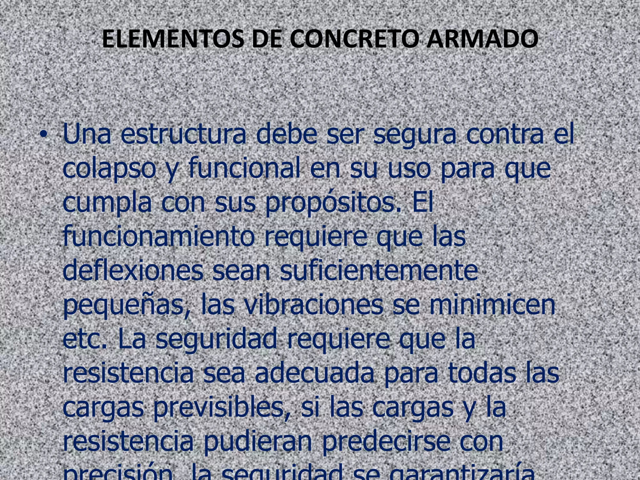 Elementos de concreto simple y reforzado | PPT