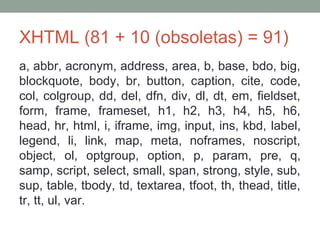 Elementos de html5 y css3 | PPT