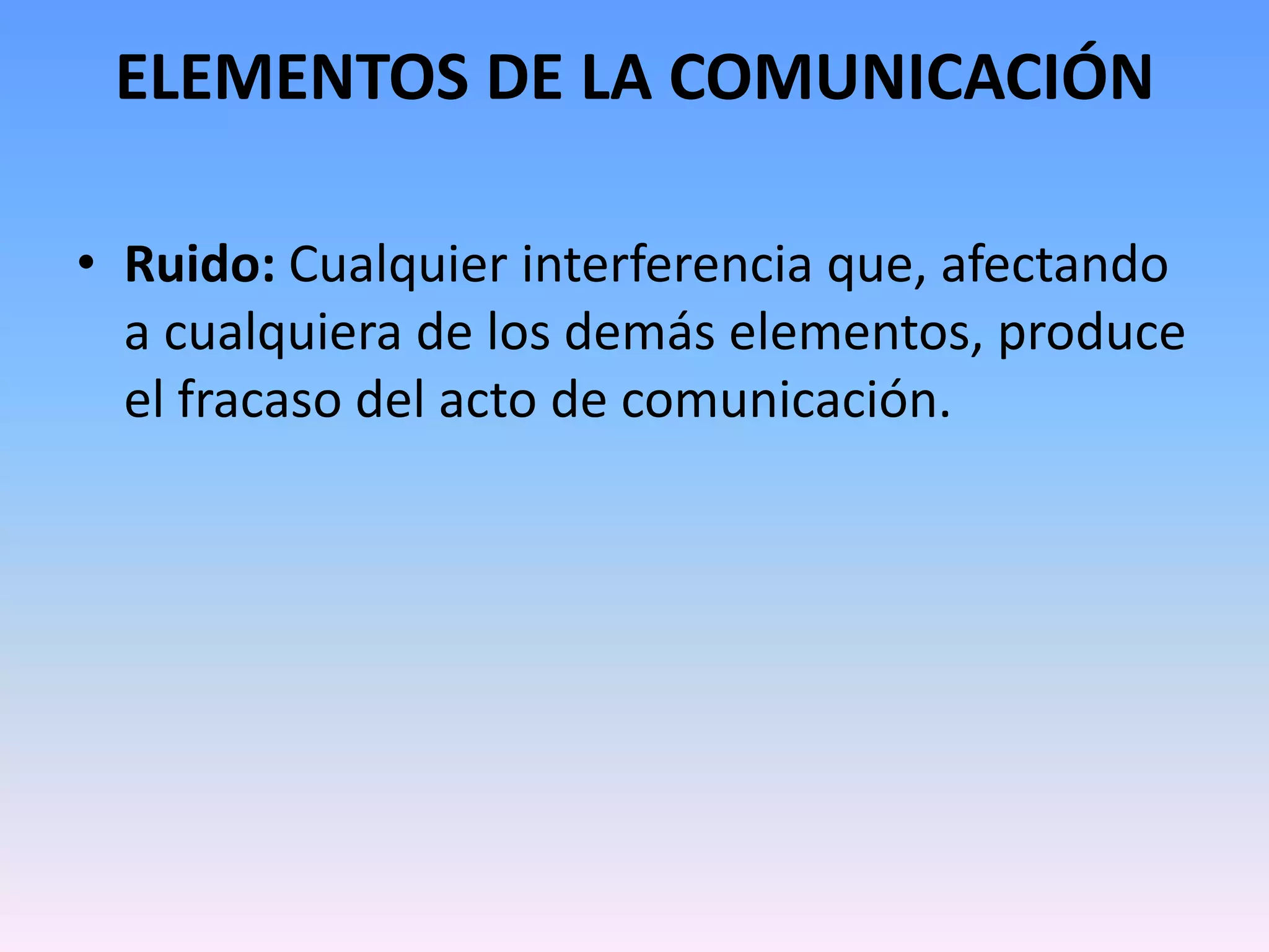 Elementos De La Comunicacion Ppt