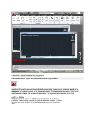 Elementos de la interfaz_AUTOCAD | PDF
