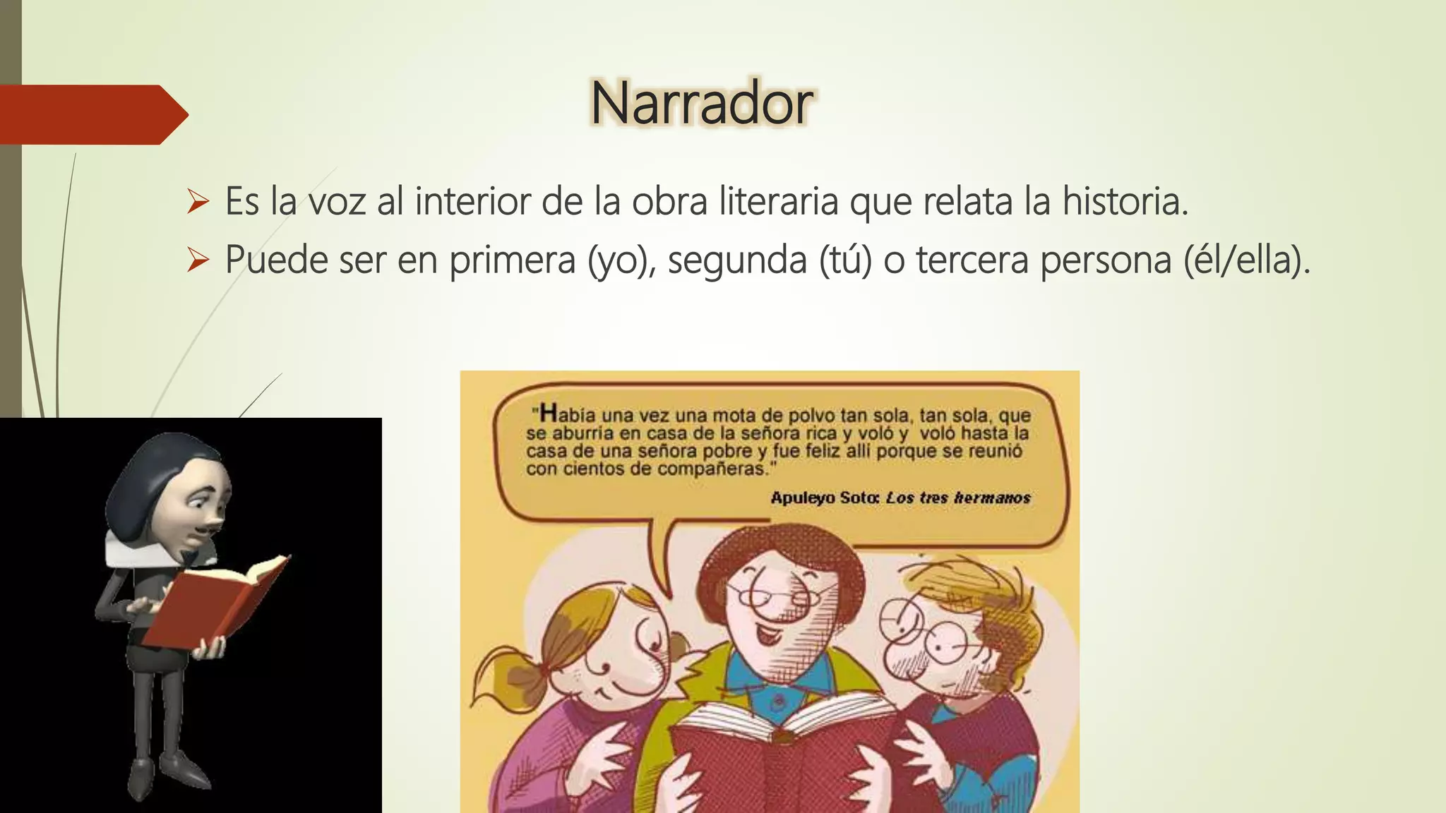 Elementos de la narración. | PPT