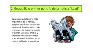 Elementos de la noticia | PPTX