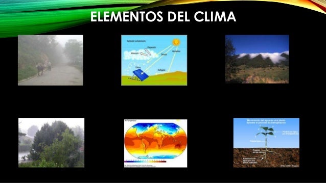 Nombres De Los Elementos Del Clima