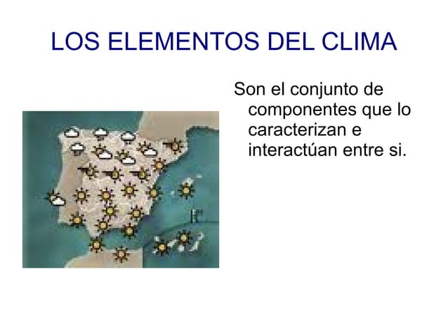 Nombres De Los Elementos Del Clima Factores y elementos del clima