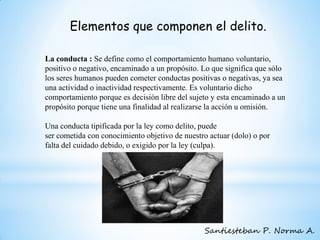 Elementos del delito | PDF