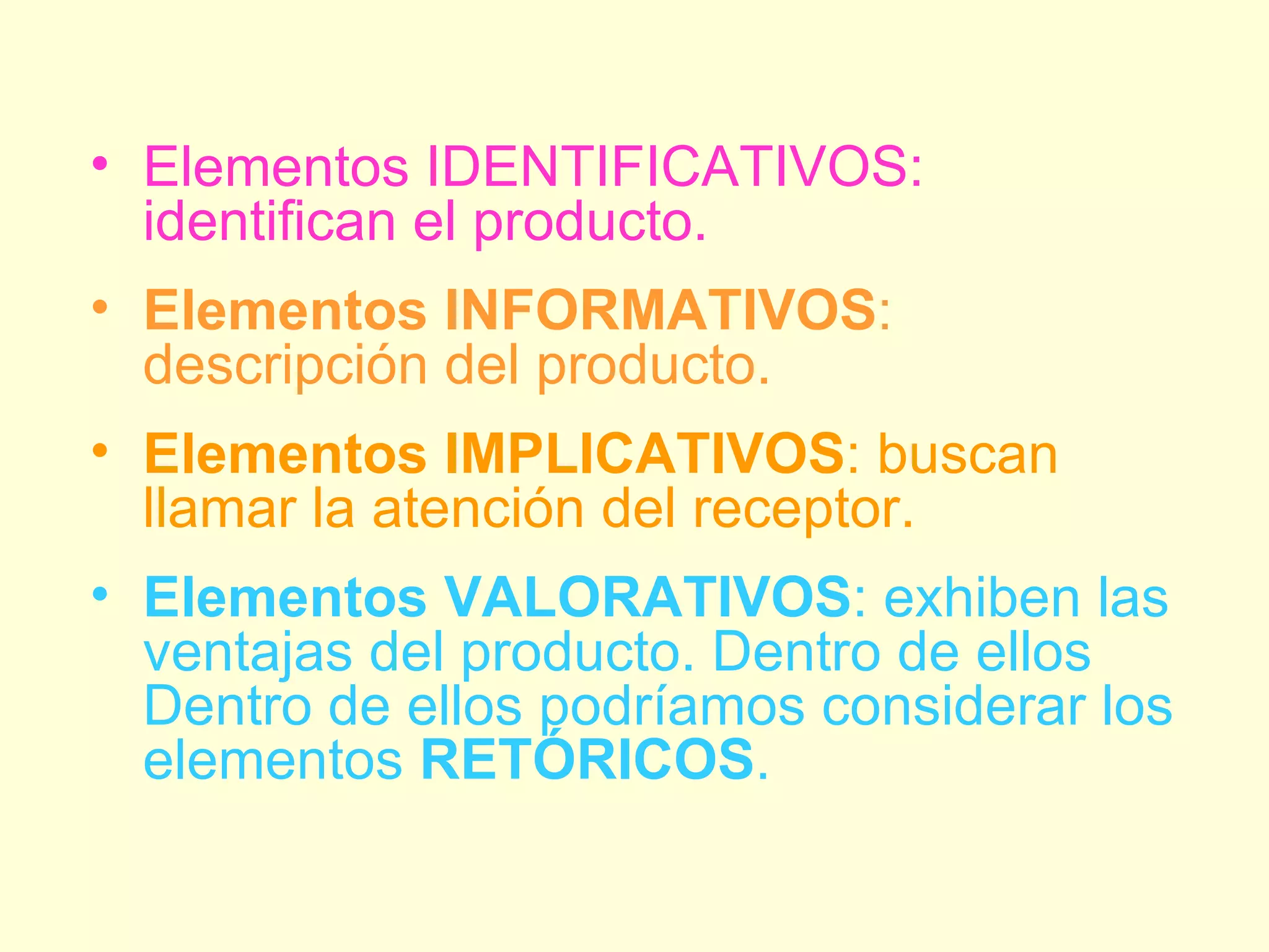 Elementos Del Discurso Publicitario | PPT