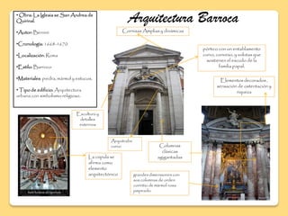 Elementos del estilo barroco | PDF