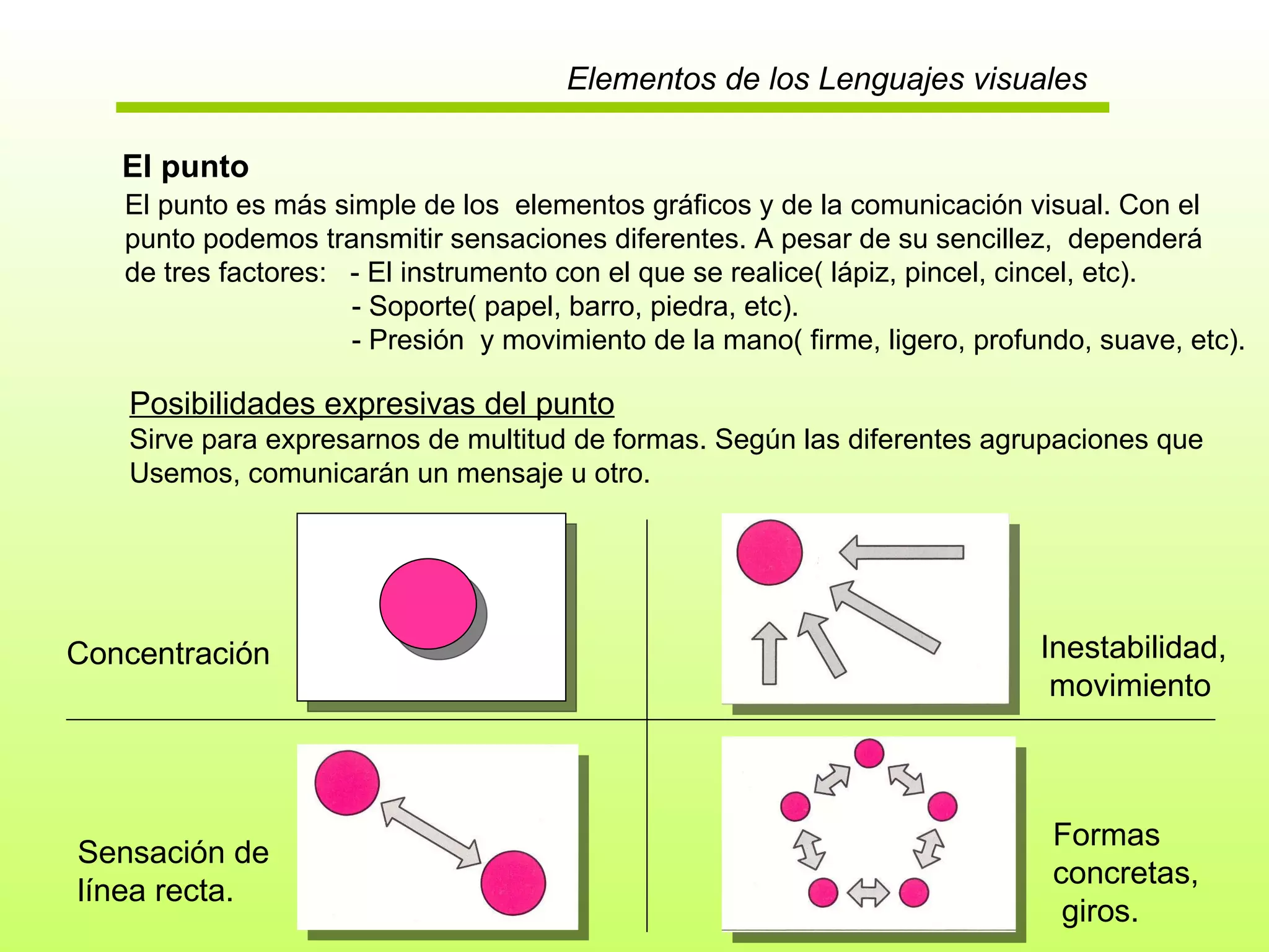 Elementos del lenguaje visual | PPS | Design | Fine Art