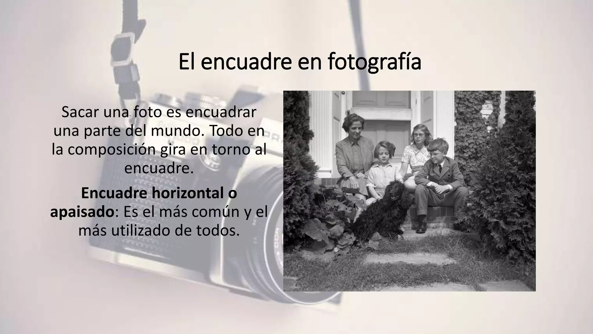 Elementos del lenguaje y composicion fotografica 4 medio | PPTX