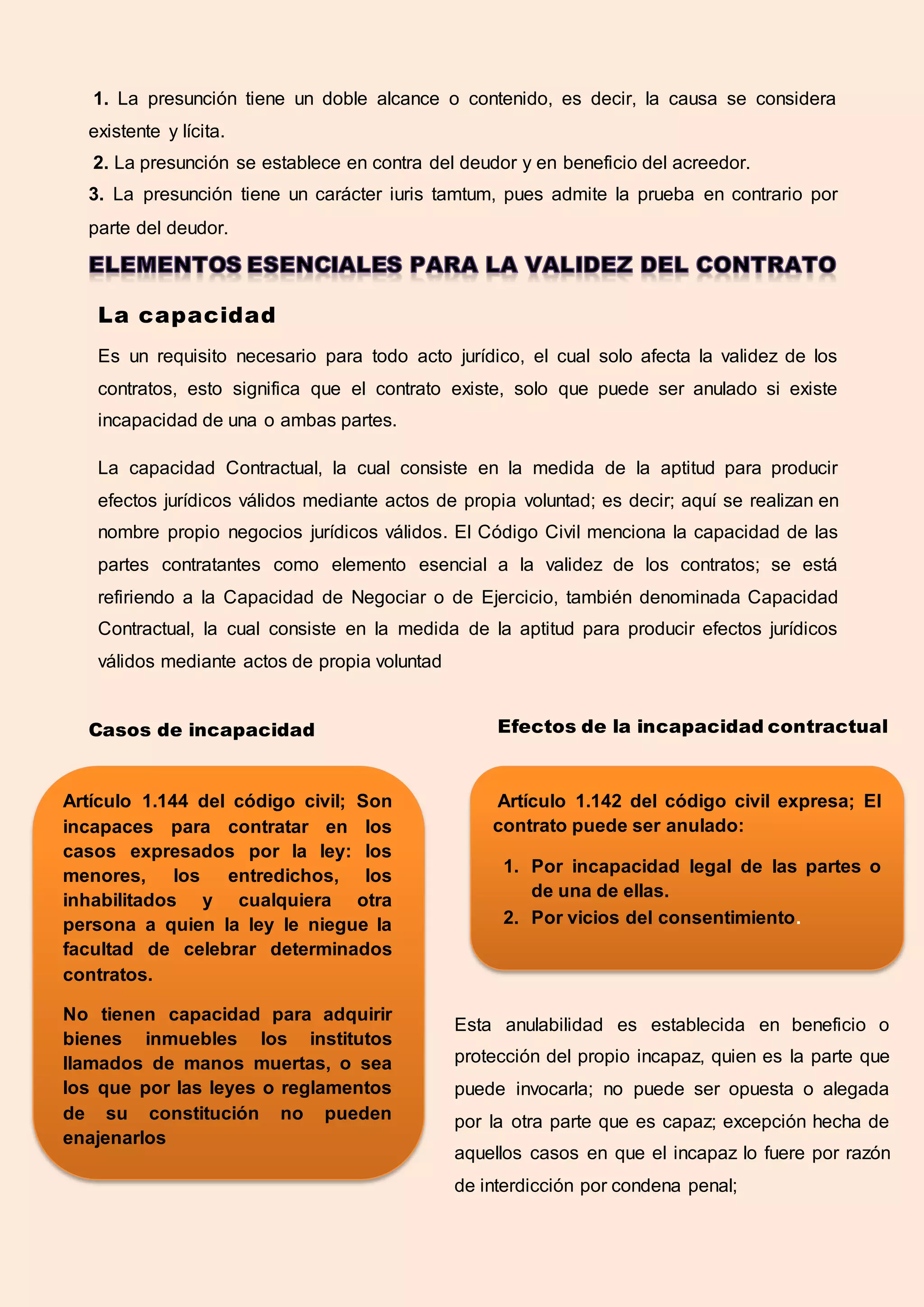 Elementos de los contratos | PDF