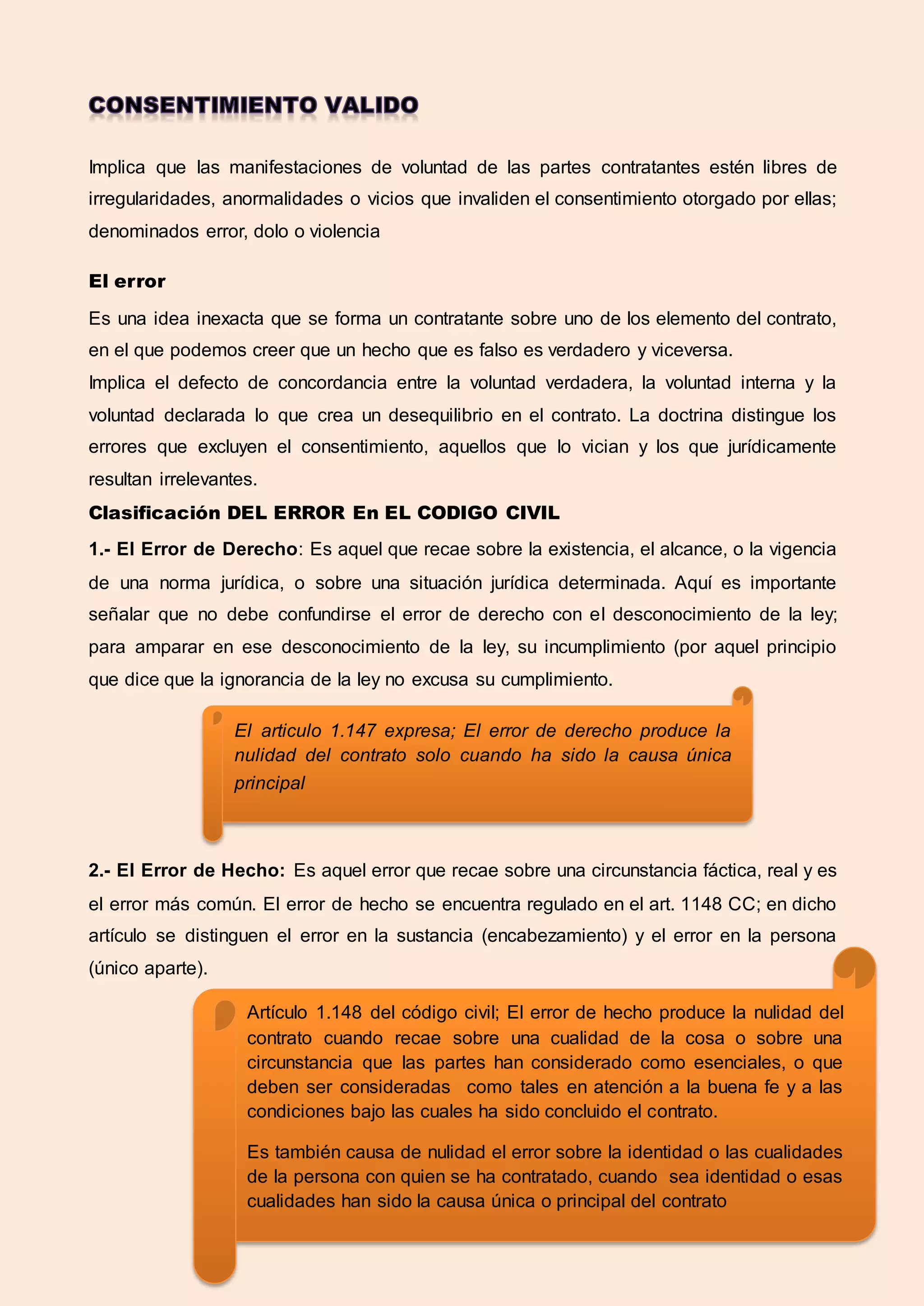 Elementos de los contratos | PDF