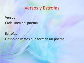 Elementos del poema | PPTX