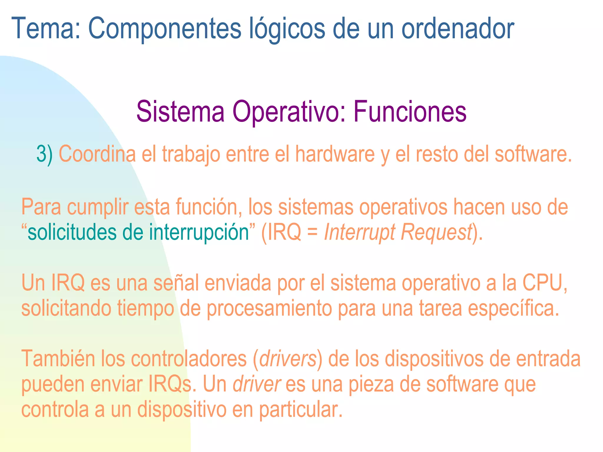 Elementos del sistema informatico | PPT