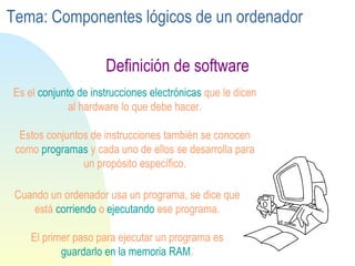Elementos del sistema informatico | PPT