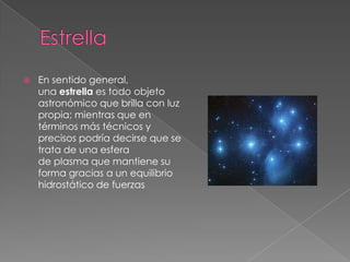 Elementos del universo | PPTX