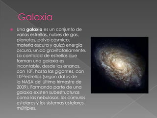 Elementos del universo | PPTX