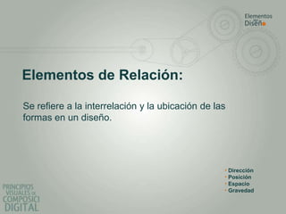 Elementos de relación | PPTX