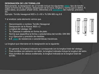 Elementos de roscado | PPTX