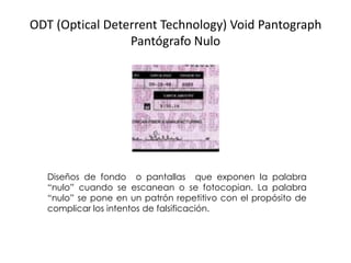 Elementos de seguridad | PPTX
