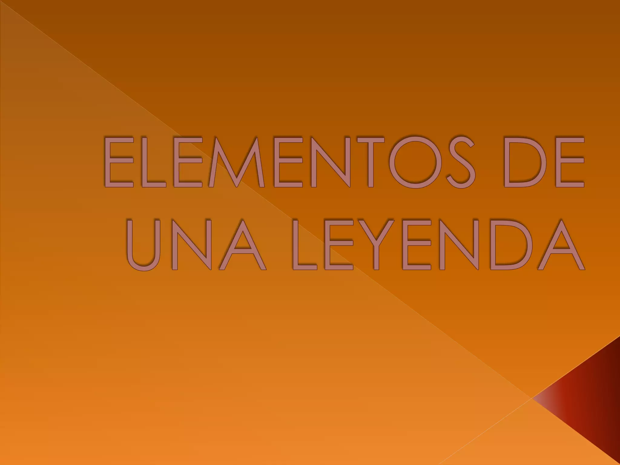 Elementos de una leyenda | PPTX