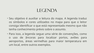 ELEMENTOS DO MAPA- CARTOGRAFIA- GEOGRAFIA | PPTX