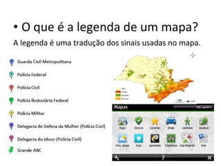 Elementos dos mapas | PPT