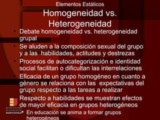ENJ-100 Elementos Estructurales de los Grupos | PPT