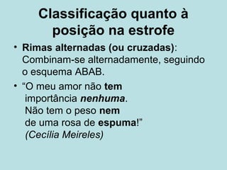 Elementos estruturais da poesia | PPT