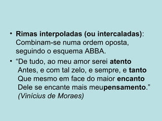 Elementos estruturais da poesia | PPT