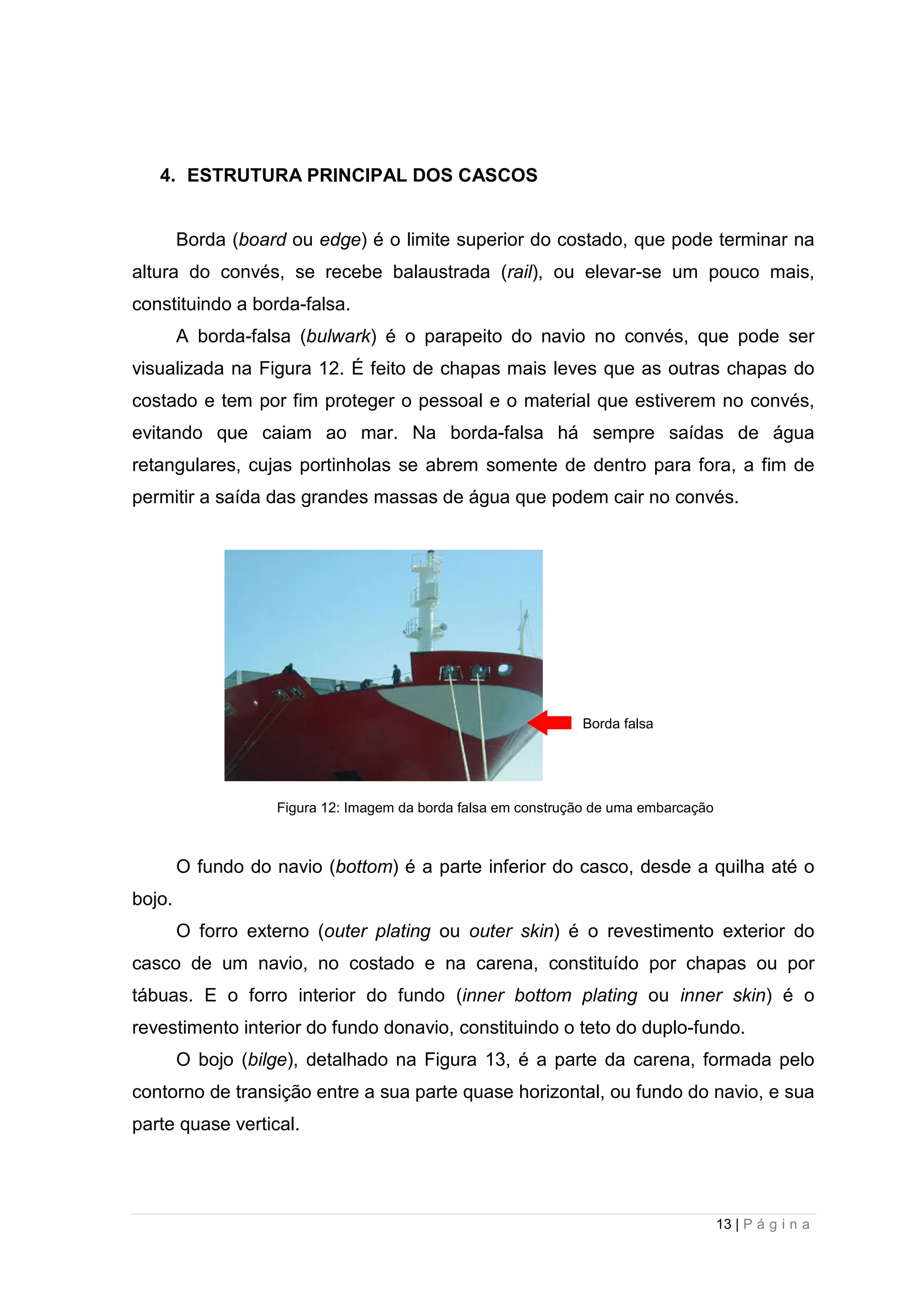 Elementos estruturais de navios (arranjo e nomeclatura) construcao ...