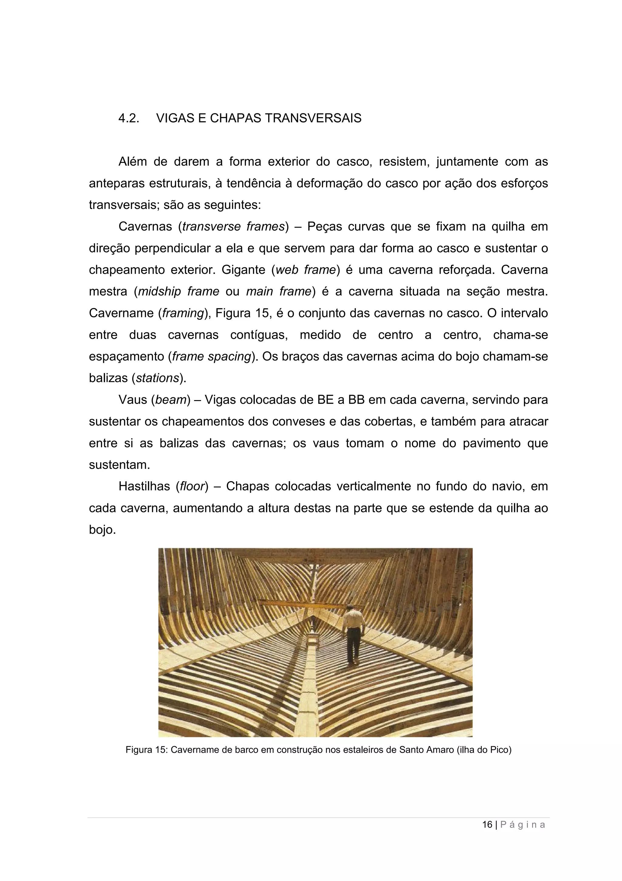 Elementos estruturais de navios (arranjo e nomeclatura) construcao ...