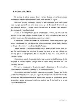Elementos estruturais de navios (arranjo e nomeclatura) construcao ...
