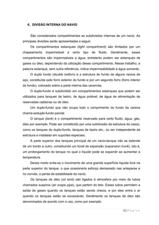 Elementos estruturais de navios (arranjo e nomeclatura) construcao ...