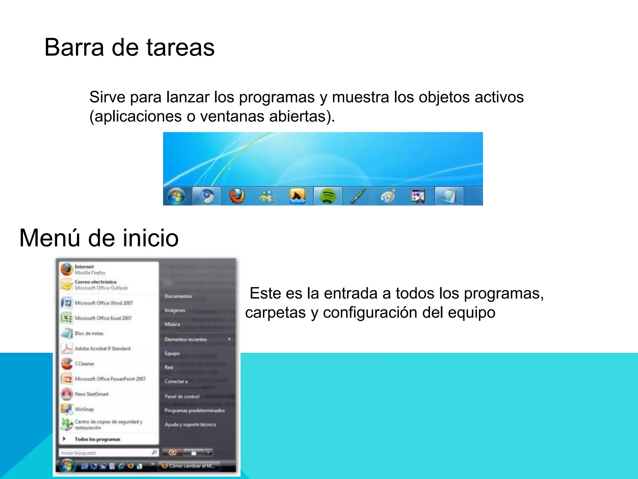 Elementosfuncionalesdelsowindows | PPTX | Computing | Technology & Computing