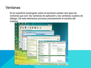 Elementosfuncionalesdelsowindows | PPTX | Computing | Technology & Computing