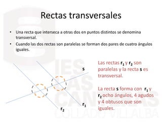 Elementos básicos de geometría | PPTX