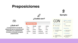 Elementos gramaticales, componentes y usos gramaticale(Comprension ...