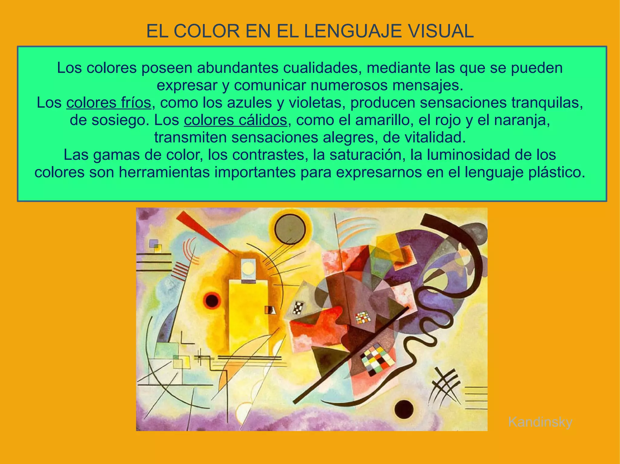 ELEMENTOS DEL LENGUAJE VISUAL