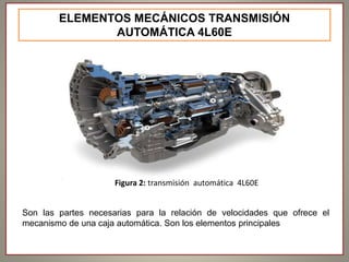 Elementos que constituyen la trasmision automatica | PPTX