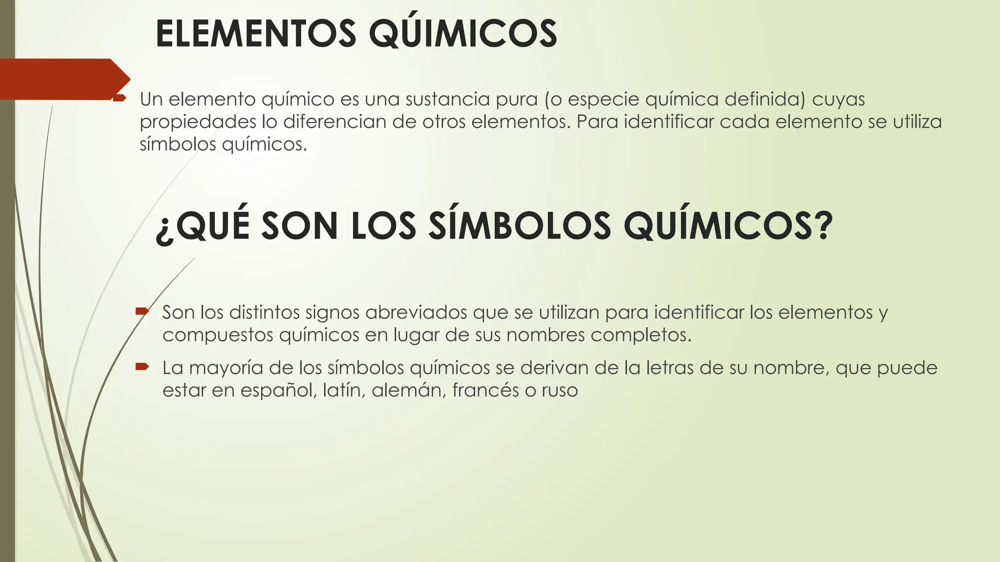 ELEMENTOS QÚIMICOS DE LA TABLA PERIODICA | PPTX