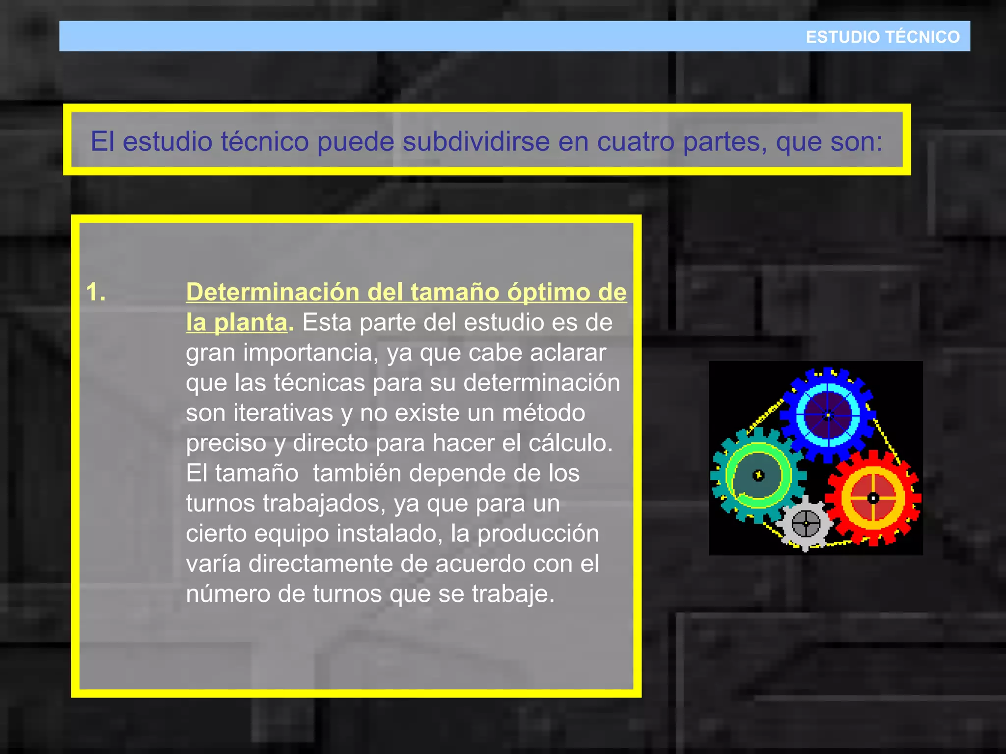 Elementos que conforman el estudio de prefactibilidad y factibilidad de ...