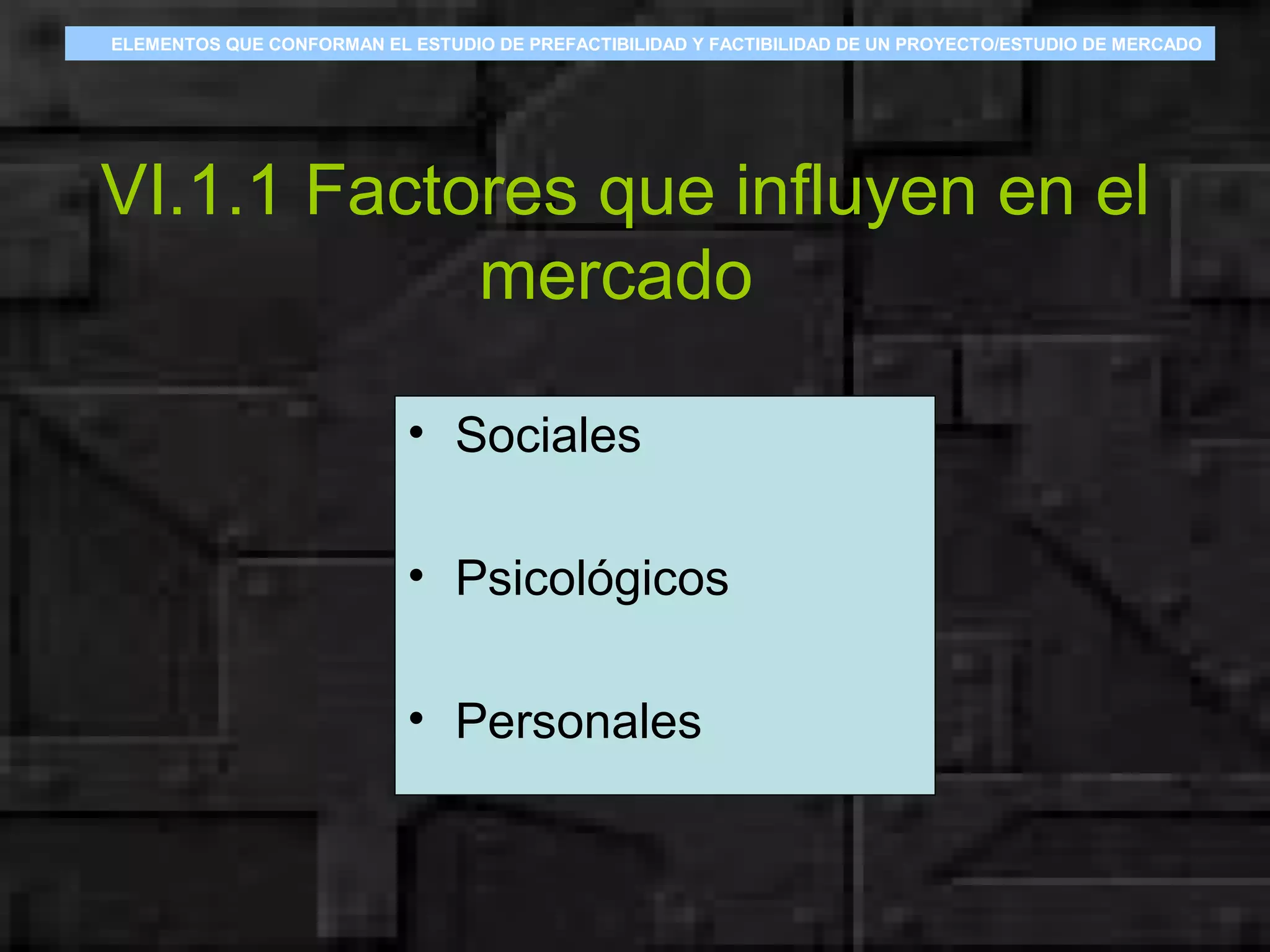Elementos que conforman el estudio de prefactibilidad y factibilidad de ...