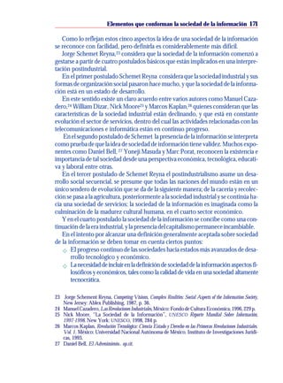 Elementos que forman la sociedad de la información | PDF