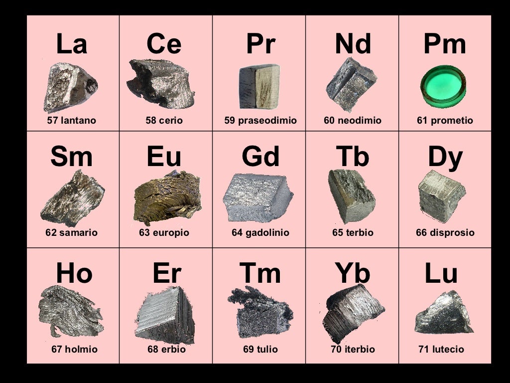 Elementos químicos terras raras