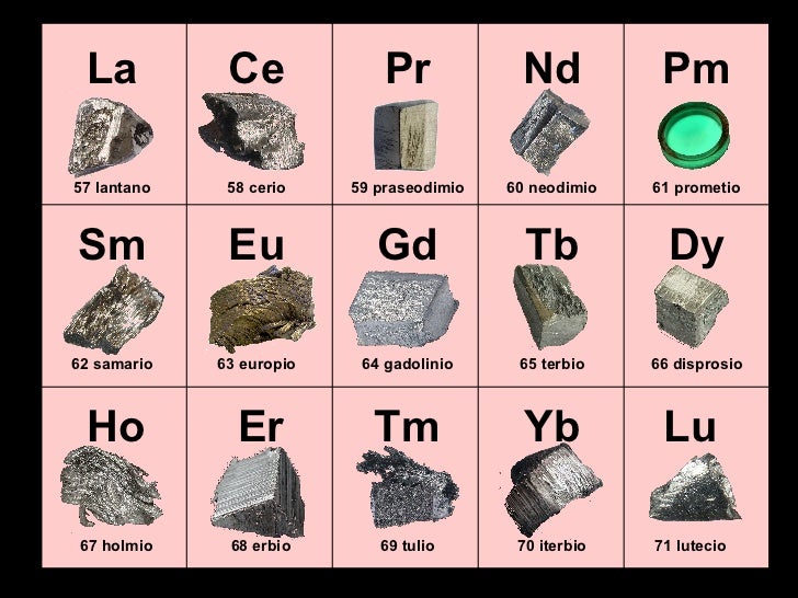 Elementos químicos terras raras
