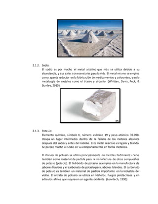 Elementos representativos grupo 1 y 2 | DOCX